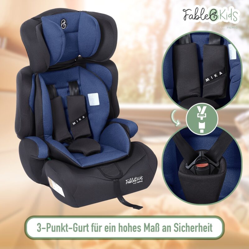 Autokindersitz Mika Blau - Fable Kids